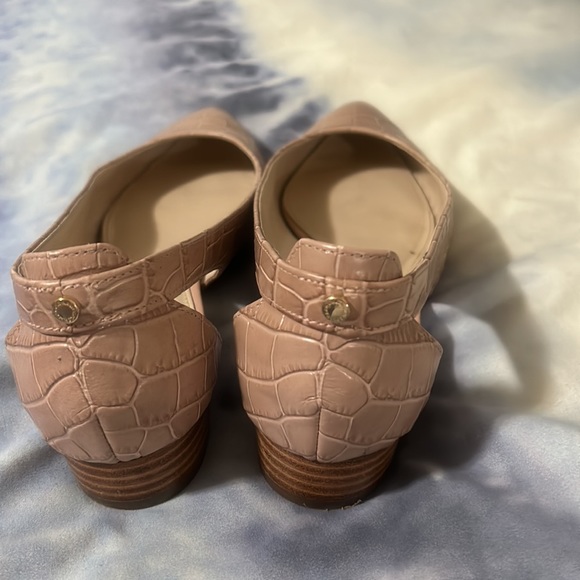 Cole Haan | Shoes | Cole Haan Pink Croc Flats With Back Cutouts | Poshmark